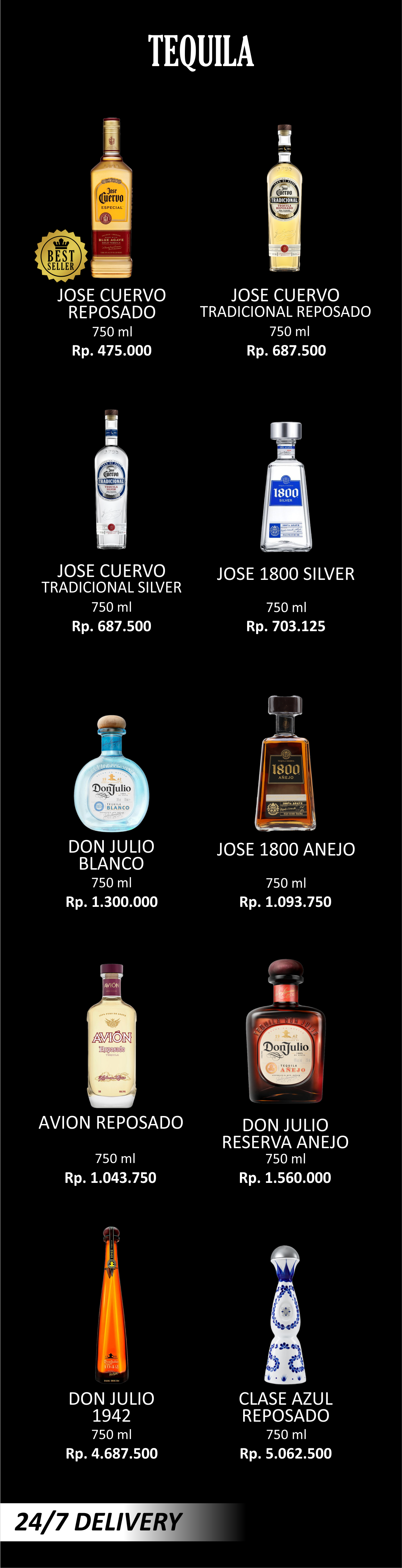 TEQUILLA - Raja Botol