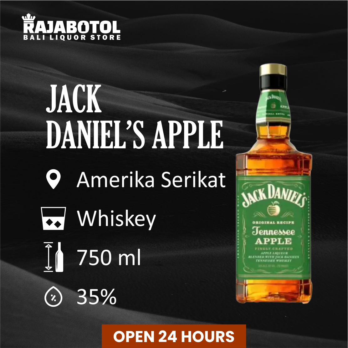 Bali Nights in a Sip: Buy JACK DANIELS WHISKEY APPLE 750ML with ...